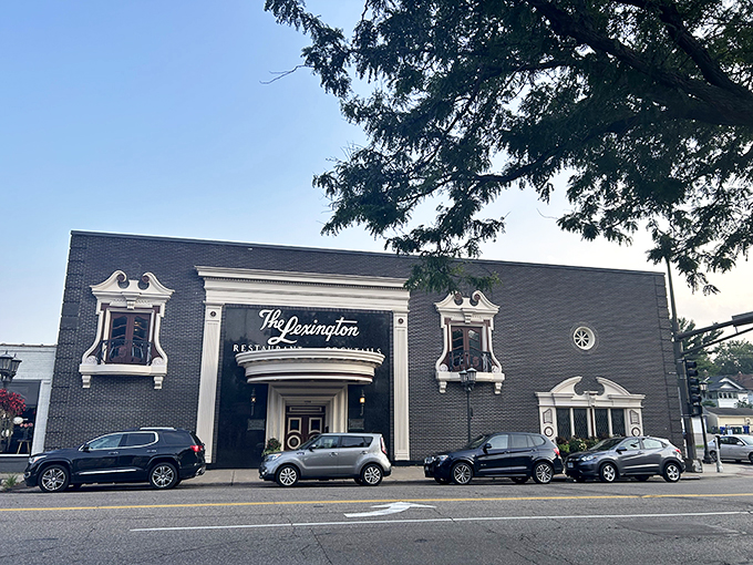 Art Deco dreams and culinary schemes! The Lexington's facade is a time machine to a more elegant era of dining.