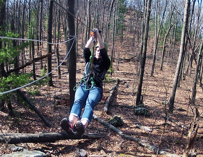 When your morning commute feels a bit too... grounded. Time to take the scenic route &ndash; about 50 feet up!