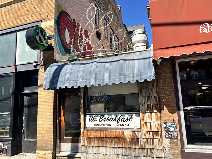 Navigate the narrow: This sliver of breakfast heaven is the ultimate detour for your taste buds.