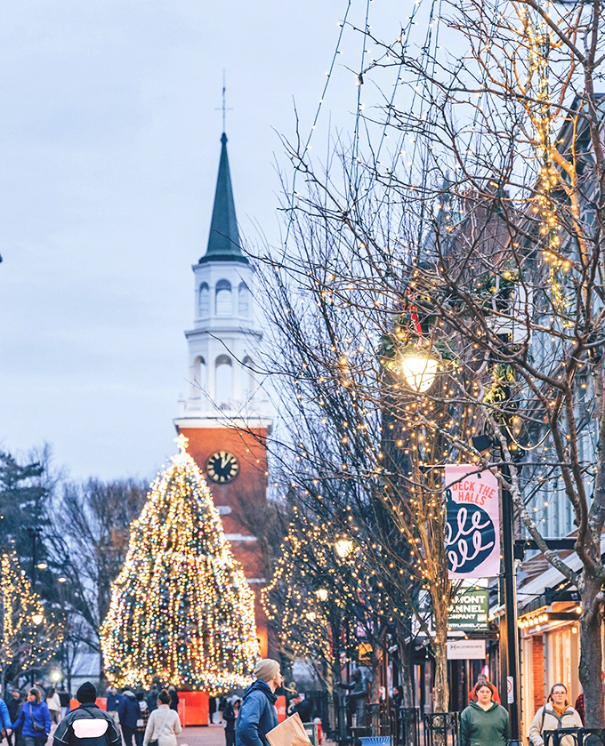 Lakeside detour into holiday magic. Park the car and stroll Burlington's twinkling waterfront for a dose of winter wonder.