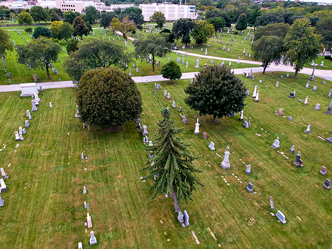 "Celtic crosses so intricate, you'll think a leprechaun's been moonlighting as a stonemason. No pot of gold, though!"