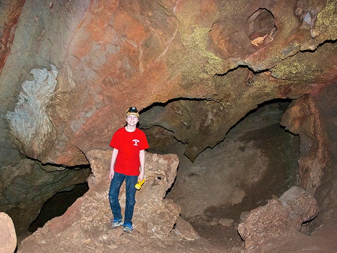 Who needs a fancy light show when you've got nature's own disco ball? These cave formations are ready to party, geological time.