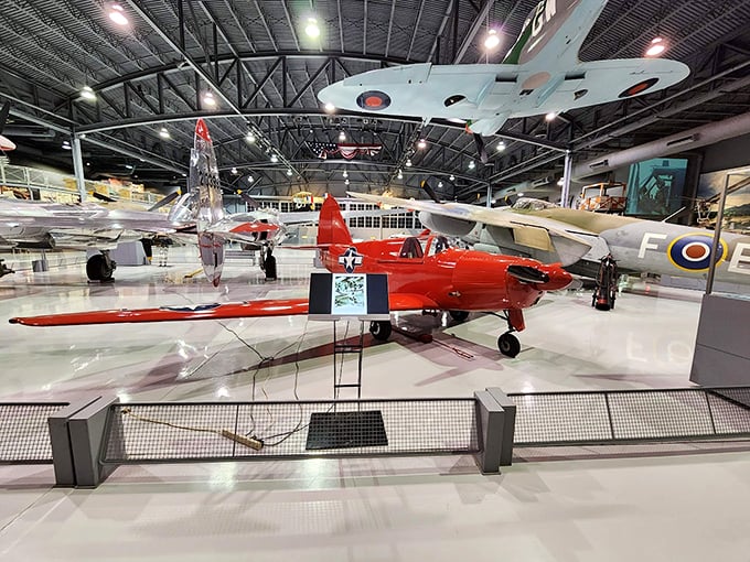 From Wright brothers replicas to retired fighter jets, it's an aviation buff's dream come true.