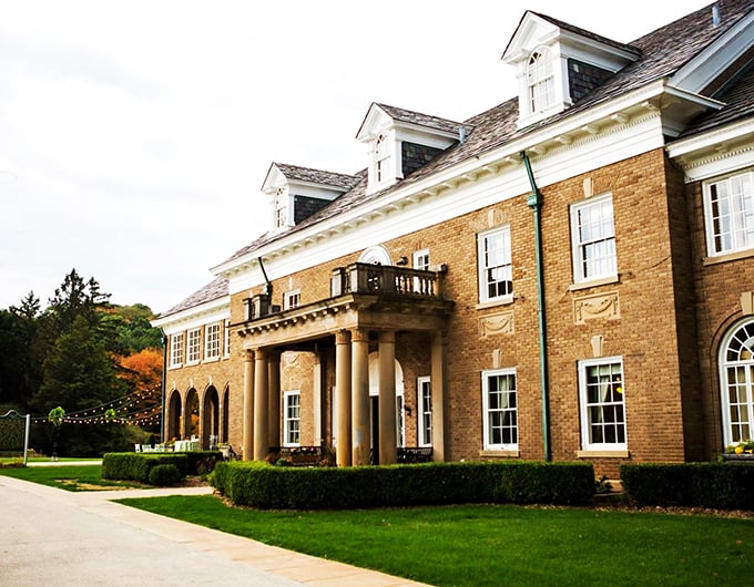 Better Homes and Ghosts? This grand estate could be the cover model, complete with phantom photo-bombers!