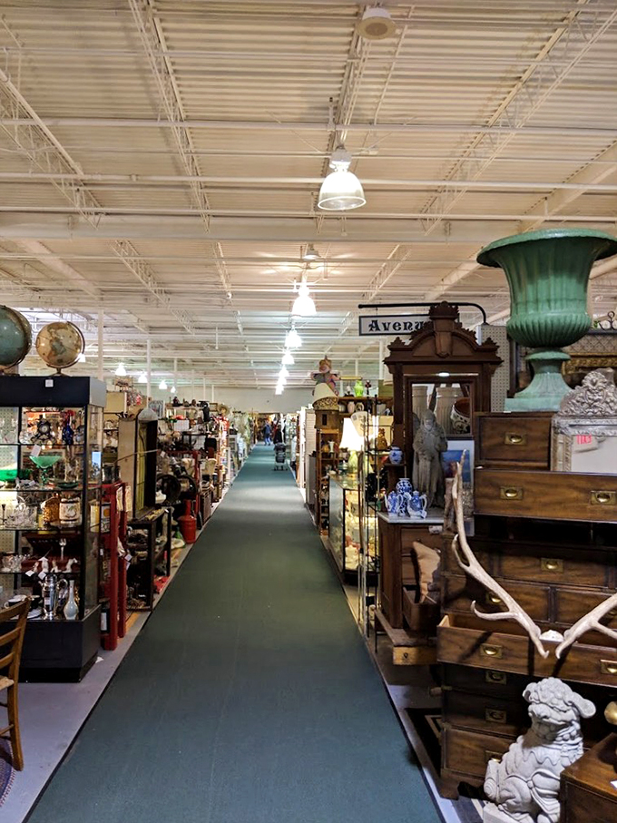 "From poodle skirts to Civil War rifles, it's like a costume party where all the centuries decided to mingle."