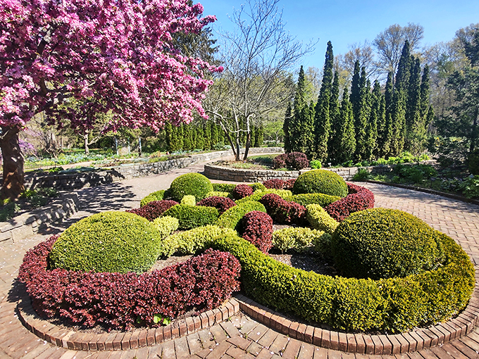 "Stream of consciousness: Where water, stone, and greenery conspire to make you forget your to-do list."