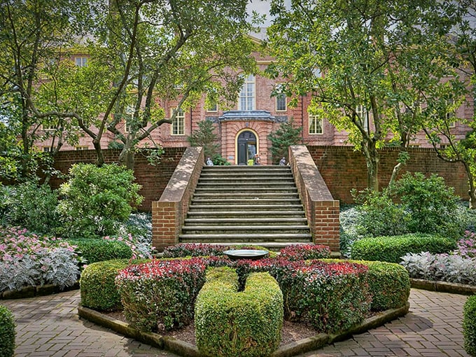 Shift gears to grandeur! It's a horticultural highway to the past, where every path leads to wonder.