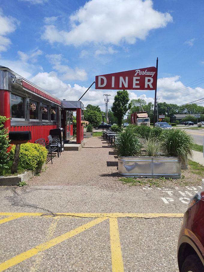 Jack Kerouac would've written an ode to Parkway Diner's pancakes. Hit the road, but not before fueling up at this classic eatery.