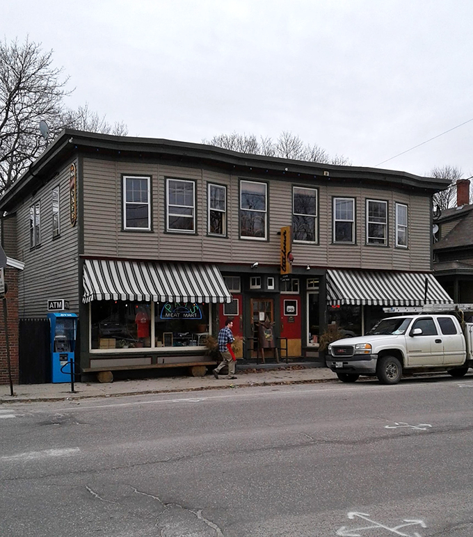 Neon dreams and meaty schemes. This retro gem is a carnivore's time capsule.