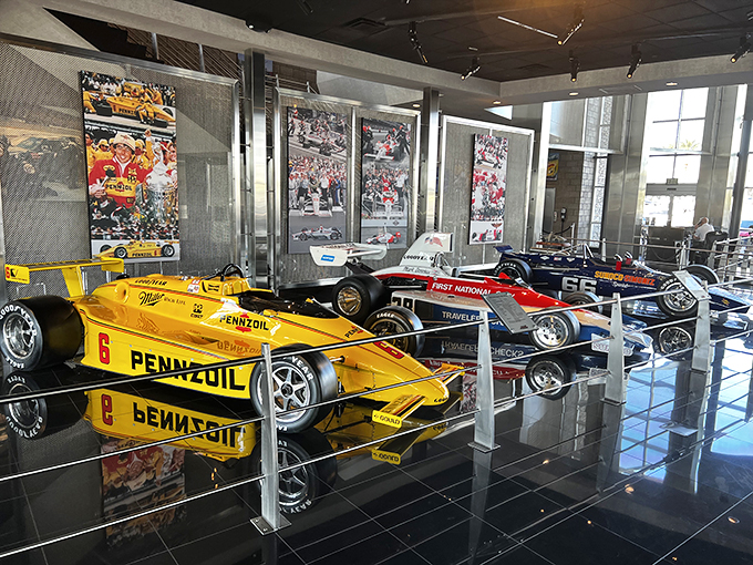 From Indy 500 champions to NASCAR legends, these cars have more stories than a Hollywood gossip columnist.