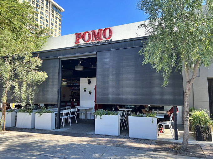 So authentic, you'll be speaking Italian after a few bites. Pomo's Neapolitan pies are a passport for your palate.