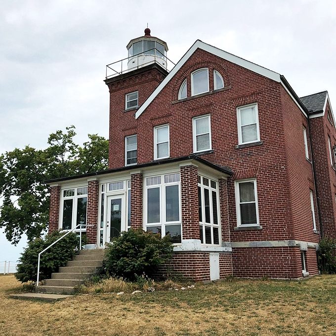 This lighthouse is playing hard to get, hiding on South Bass Island. But trust me, it's worth the chase!