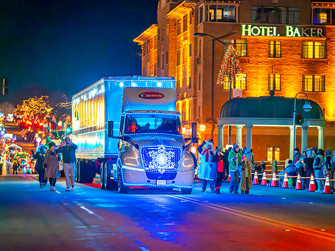 Jingle all the way down Main Street! St. Charles' holiday decorations are a feast for the eyes.