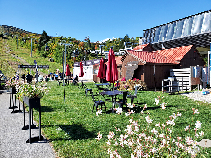 Summer at Stratton: Golf with a side of gorgeous. These fairways come with views so fair, you might forget to swing.