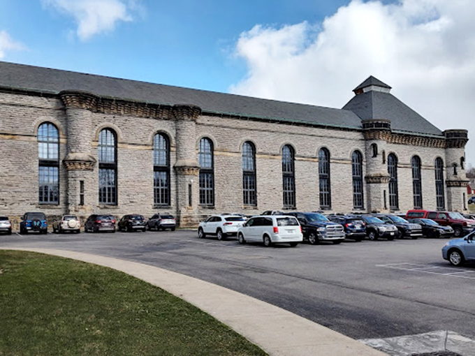 "History and haunts collide in these hallowed halls. Listen closely for the echoes of time... or restless spirits!"