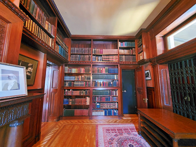 Books, books everywhere, but not a Kindle in sight. This library would make Belle from Beauty and the Beast consider a change of address.