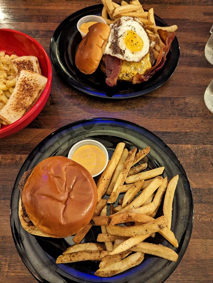 Breakfast meets burger in this morning-inspired masterpiece. Who says you can't have it all?