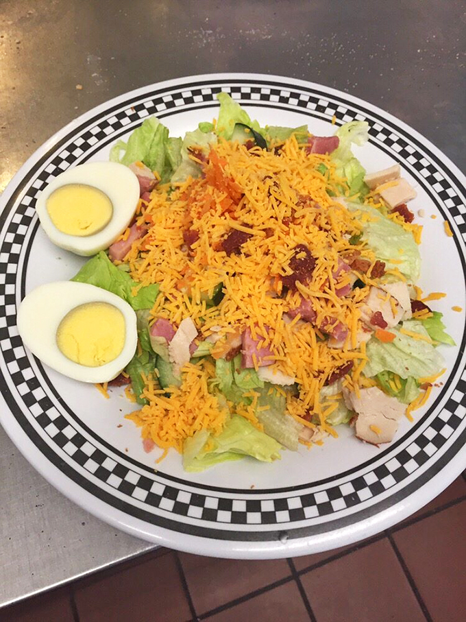 A salad that's not just green, but a rainbow of flavors! It's like your taste buds are throwing a party and everyone's invited.