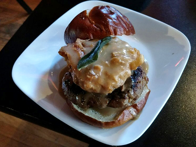 Sweet dreams are made of cheese… and bacon… and eggs. This burger stack is the stuff of late-night cravings and morning-after miracles.