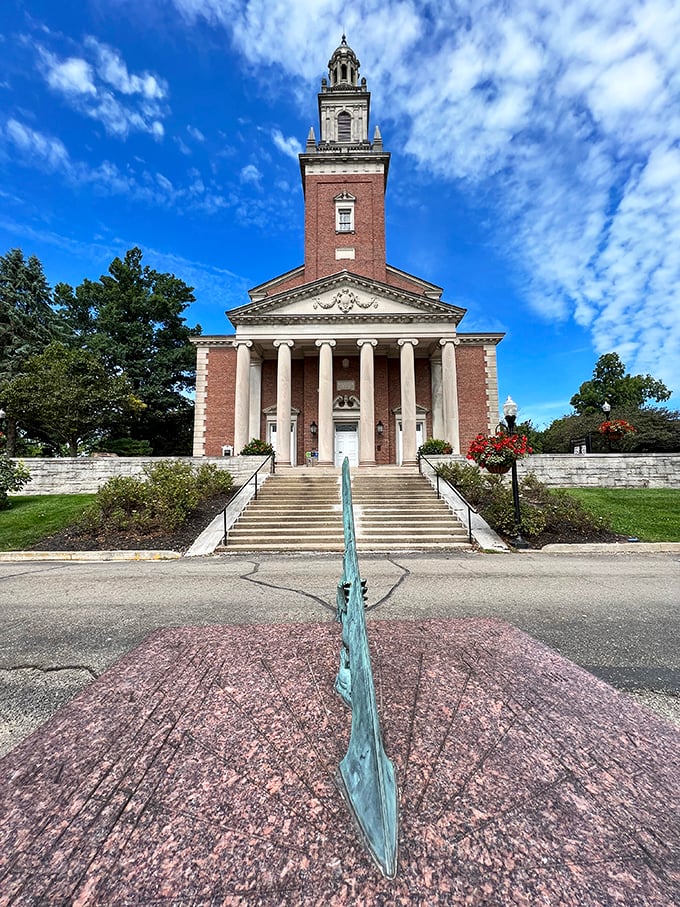 Swasey Chapel: where Gothic architecture meets Midwest practicality. It's the kind of place that makes you want to brush up on your hymns, even if you're tone-deaf.