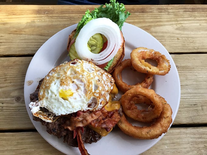 Meet the Skip Burger, the Beyonc&eacute; of burgers &ndash; it's got all the right junk in all the right places. Those onion rings? Pure harmony.