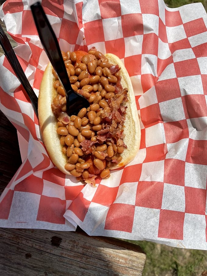 Beans, beans, the musical fruit! This hearty hot dog topping sings a savory tune that'll have you coming back for an encore.