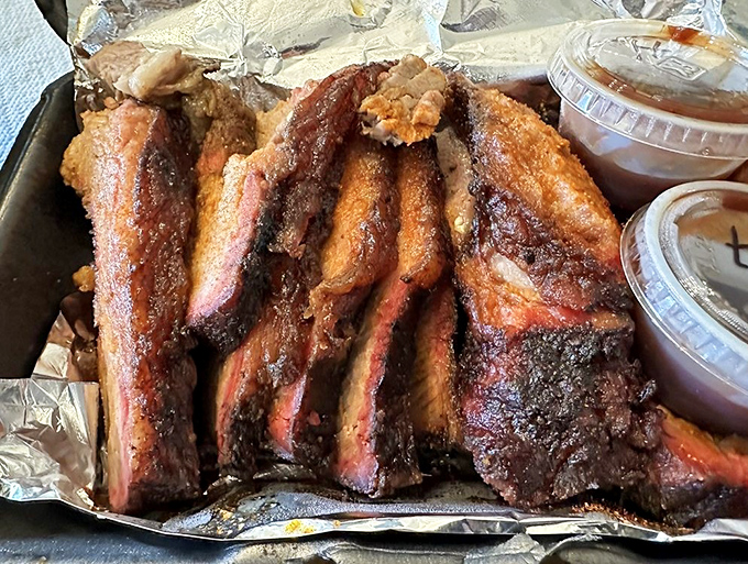 Brisket so tender, it practically melts on your fork. This isn't just beef; it's a smoky, juicy work of art.