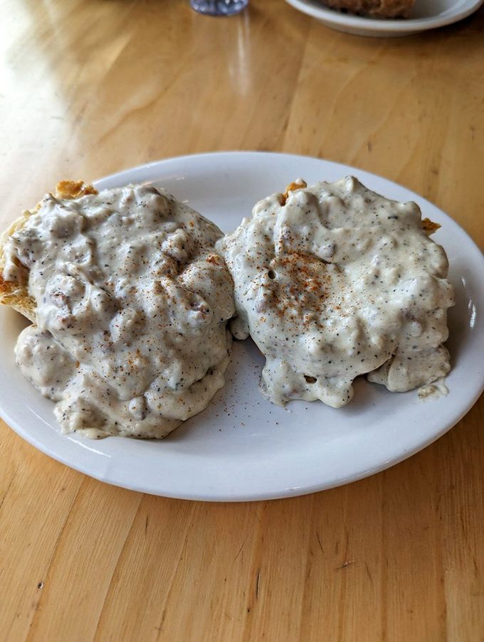 Biscuits and gravy: the breakfast of champions and anyone who's ever wanted to wear their comfort food as a blanket.
