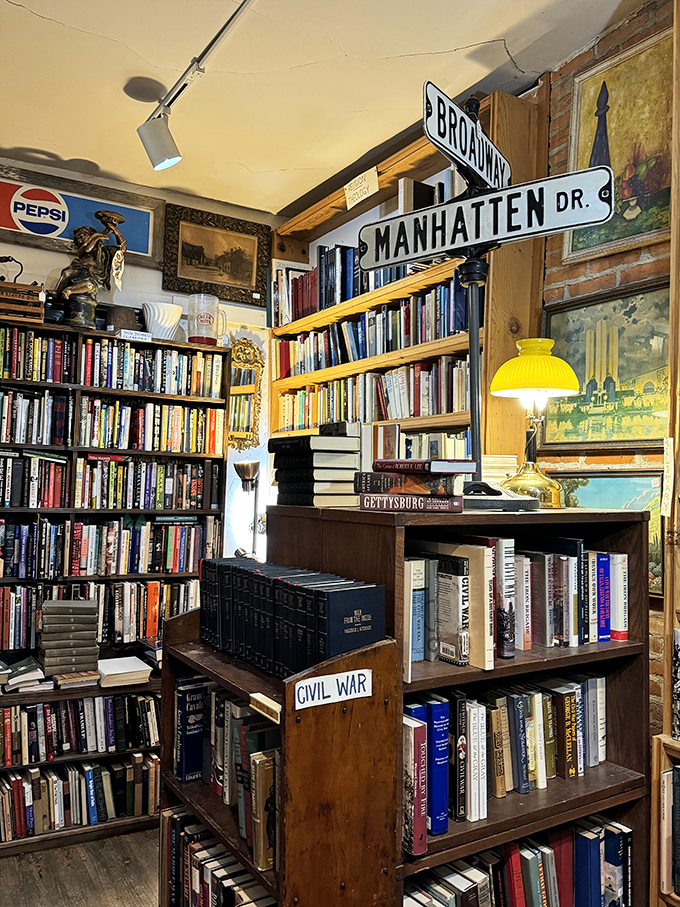 Calling all bibliophiles! This book nook is where stories come to retire and live out their golden years in style.