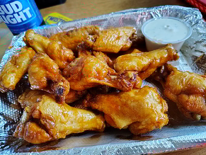 Wings so saucy, they could host their own late-night talk show. These buffalo beauties are ready for their close-up &ndash; and your taste buds.