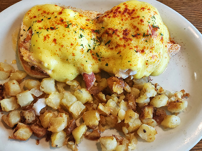 Benedict, you've outdone yourself! These golden beauties are like sunshine on a plate, ready to brighten your morning.