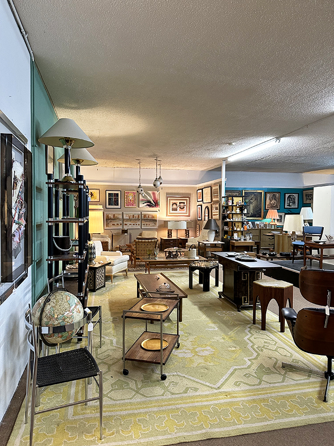 Mid-century modern meets contemporary cool in this furniture wonderland. It's like "Mad Men" and HGTV had a beautiful, stylish baby.