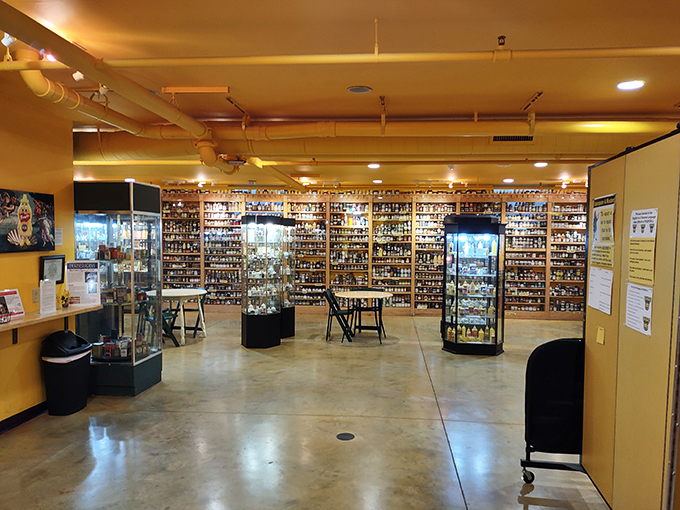 Mustard museum or Fort Knox? This treasure trove of tangy delights could make even James Bond switch his martini for a pretzel.