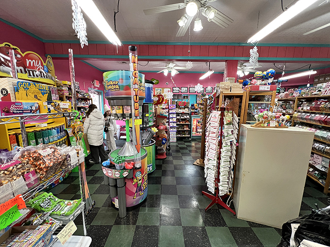 Kid in a candy store? More like everyone in candy heaven! Boyd's aisles are where age restrictions on joy go to die.