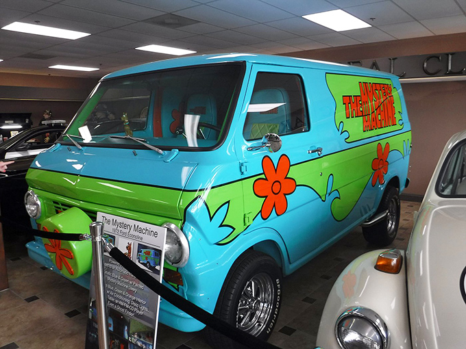 Zoinks! The Mystery Machine parks here when it's not chasing ghosts. Scooby snacks not included, but the nostalgia is free.