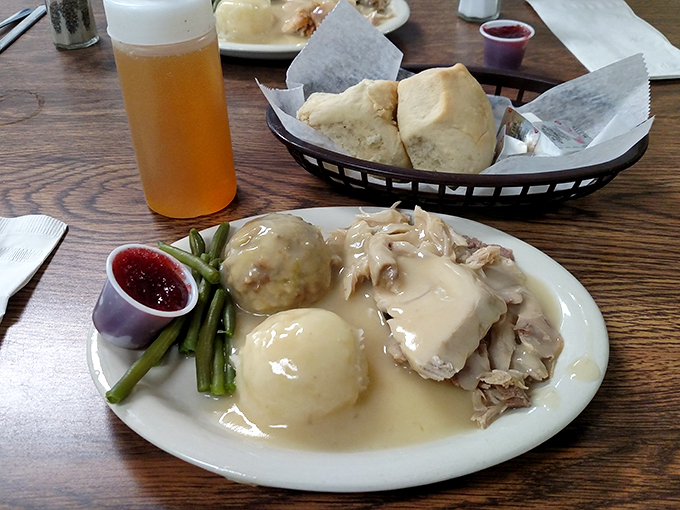 Turkey so tender, it practically carves itself. Paired with green beans greener than a novice hunter on their first outing.