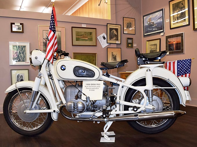 Holy horsepower, Batman! This pristine BMW R60 isn't just a motorcycle; it's a time machine on two wheels. Easy Rider, eat your heart out!