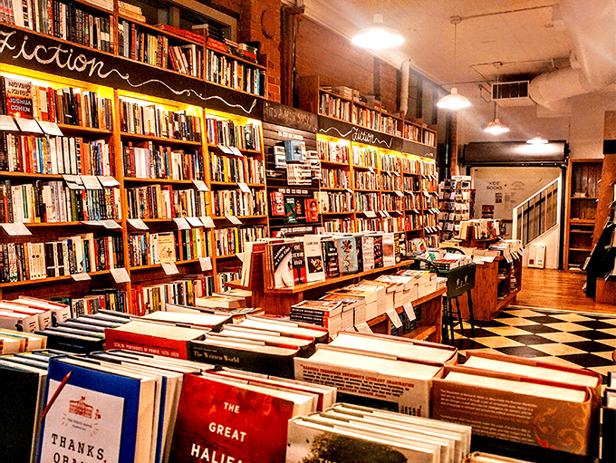 A feast for the eyes and the mind. These shelves are stacked higher than a New York deli sandwich!