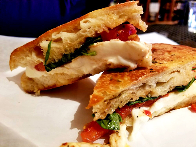 Fresh, vibrant, and oh-so-tempting! This Caprese sandwich is summer between two slices of bread. Mangia!