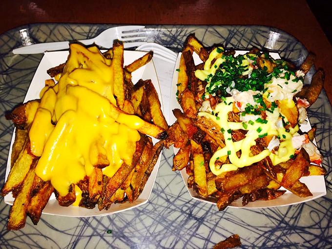 Behold, the Mona Lisa of cheese fries! Leonardo da Vinci would weep if he saw this cheesy masterpiece.