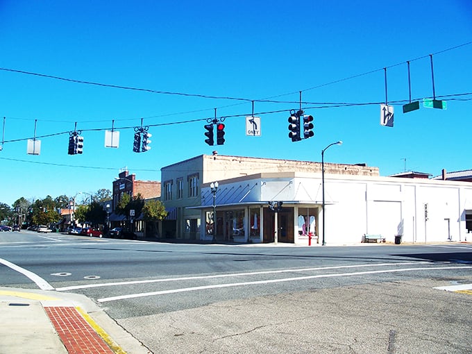 Downtown Quincy: where every storefront tells a story. It's like a real-life game of Monopoly, but with better shopping.