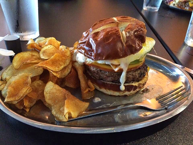 Caution: This "Hotter Than Hell" burger might just make you break into a happy dance... and a sweat.