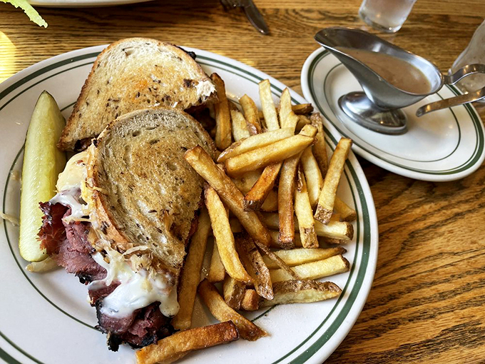 The Reuben that launched a thousand cravings! Packed with flavor and big enough to share (but you won't want to).
