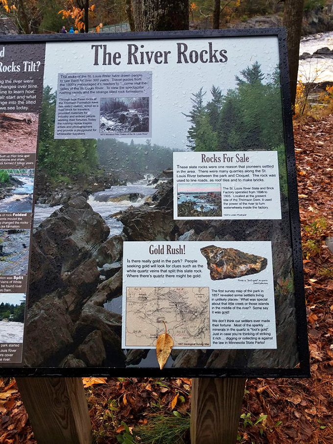 History's cheat sheet, park edition. Who knew rocks could have such exciting backstories? It's like "Behind the Music" for geology!