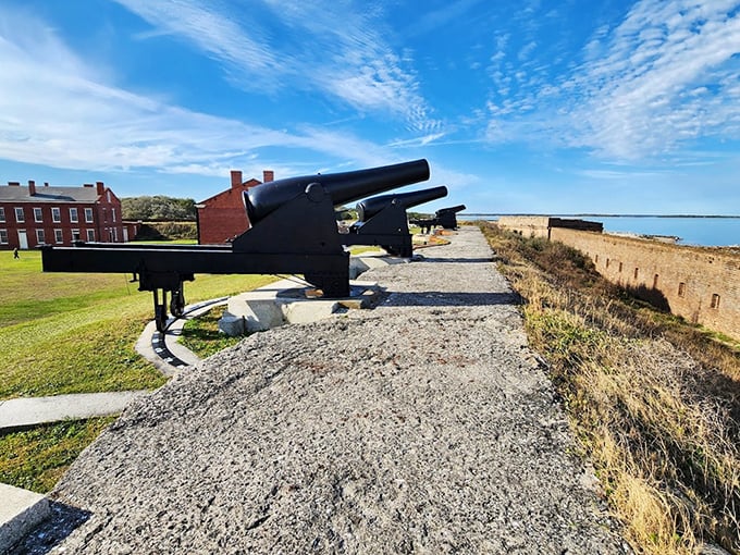 Cannons and coastline: Fort Clinch offers a blast from the past with a side of ocean views.