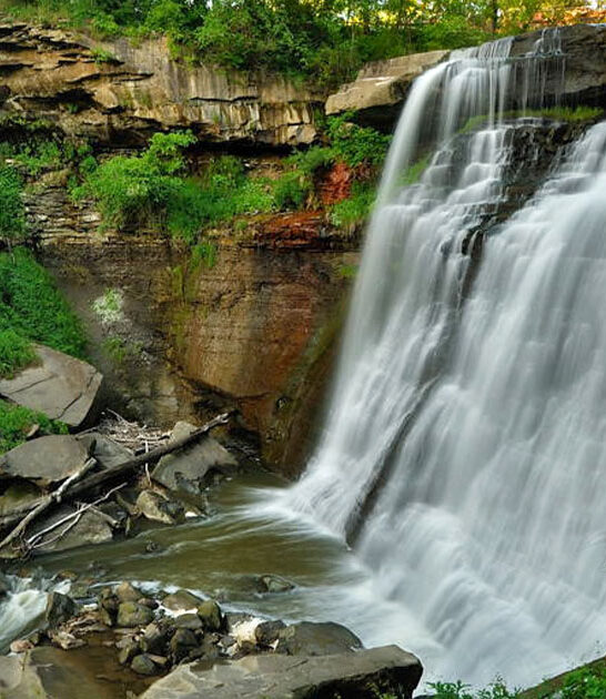 65 foot ohio waterfall ftr
