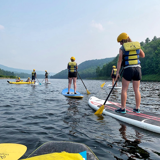 Cozy cabins and raging rapids: The yin and yang of outdoor adventure.