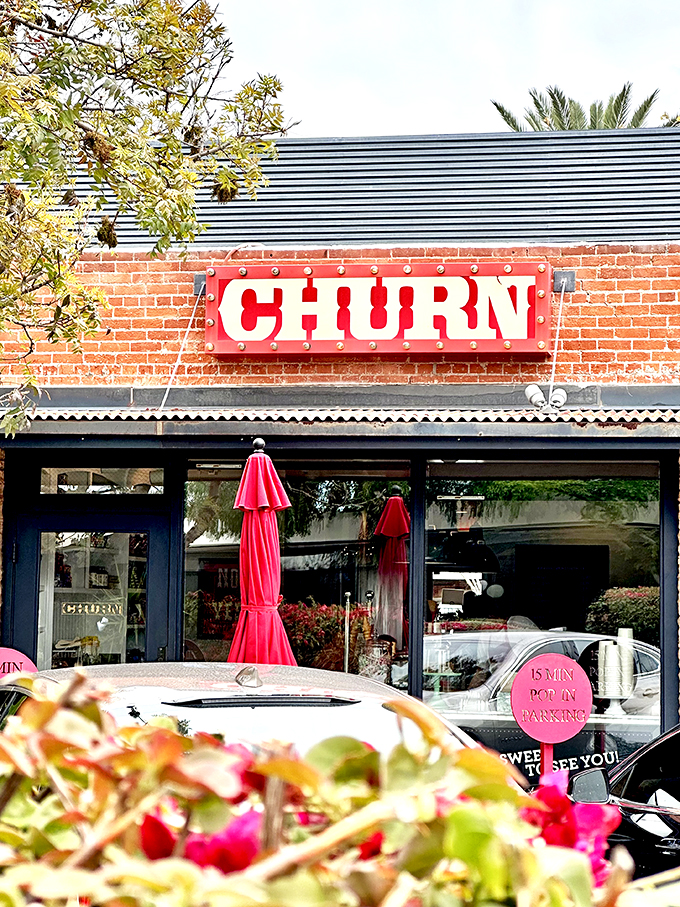 Churn, baby, Churn! This spot churns out nostalgia and gourmet flavors faster than you can say "brain freeze."