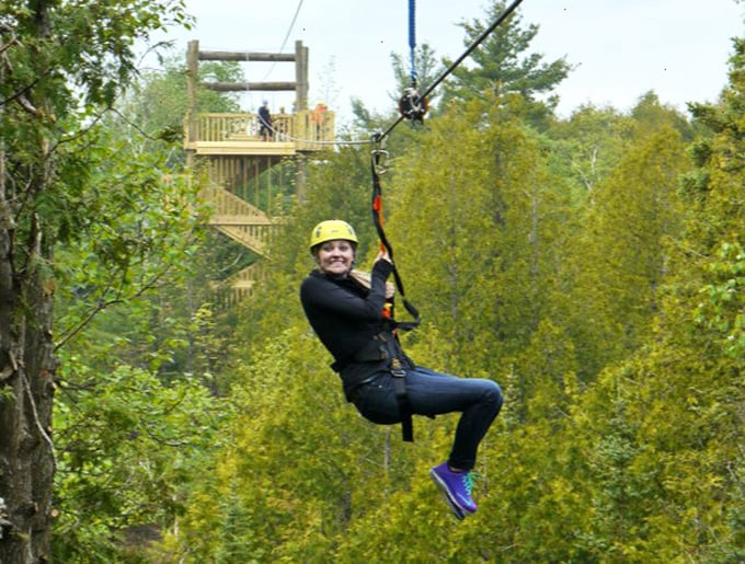Who says you can't walk on air? This sky-high stroll gives new meaning to the phrase "taking the high road."