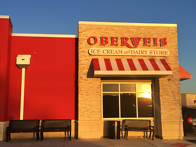 Oberweis: Where cows are treated like royalty and ice cream is the crown jewel. That logo is basically dairy nobility.